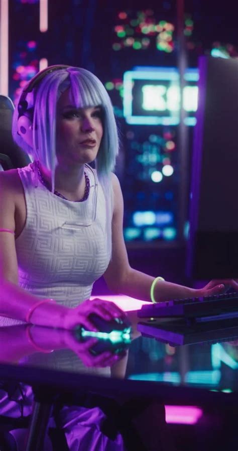 Vertical Screen Gamer Cosplay With Cyber Stock Video Pond5