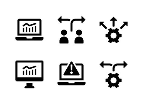 Simple Set Of Crisis Management Vector Solid Icons 15278923 Vector Art
