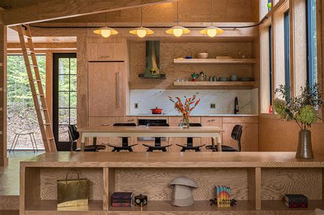 Secluded Cabin By Scalar Architecture Hovers Lightly Above Sloping