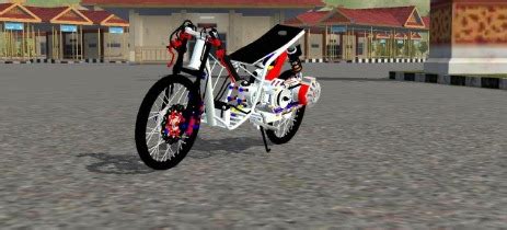 Mod BUSSID Satria FU Drag Keren Terbaru Dafunda
