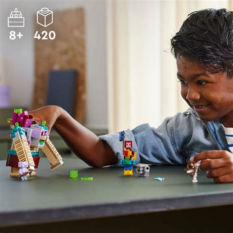 Lego Minecraft Legends The Devourer Showdown Adventure Set 21257 Toys R Us Canada