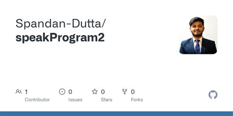Github Spandan Duttaspeakprogram2