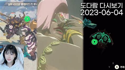 2023년 6월 4일 다시보기 젤다의전설 티어스 오브 더 킹덤 하늘섬 위주 고대에서 온 메세지 실버라이넬 로미섬 등 Youtube