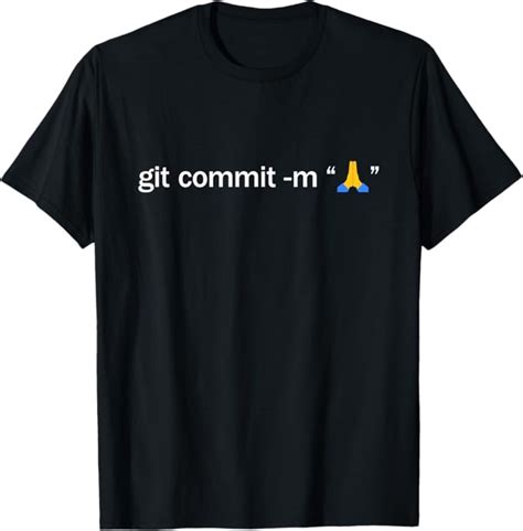 Amazon Git Commit Prayer Hands Programmer Coder Software