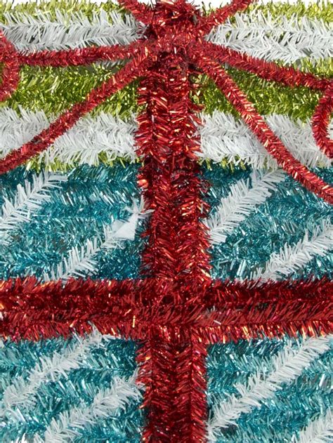 Metallic Tinsel Present Hanging Decoration 43cm Product Archive Buy Online From The