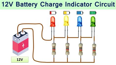 Simple Circuit Diagram Of 12v Battery Level Indicator Wiremystique