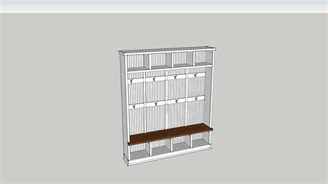 Farmhouse Storage Cubbies 3d Warehouse