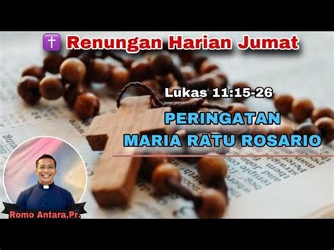 RenHar Peringatan SP Maria Ratu Rosario Jumat 07 Oktober 2022 Oleh