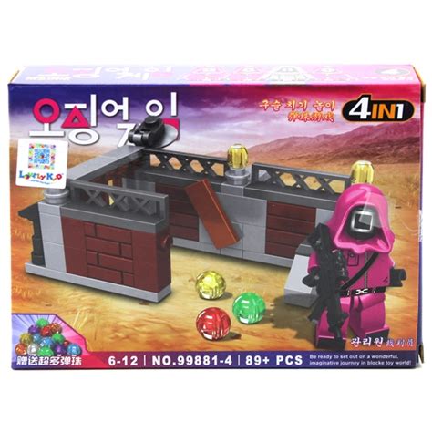 Đồ Chơi Lắp Ráp Squid Game Con Mực Lele No 99881 4 89 Mảnh Ghép