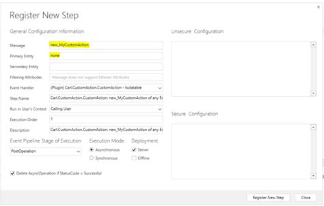 Creating A Custom Action And Calling It From Web Api In Dynamics 365