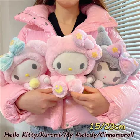 Kuromi My Melody Hello Kitty Cinnamoroll Sanrio Plush Toy Stuffed Doll