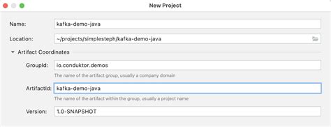 Then Add Your Maven Project Attributes