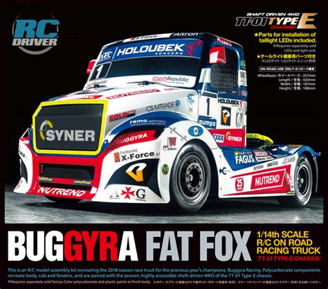 Tamiya Buggyra Racing Fat Fox Tt 01 Type E Rc Driver