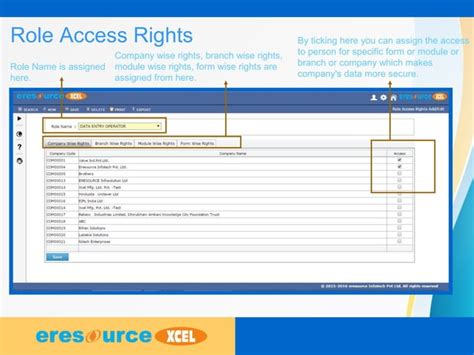 Eresource Xcel Erp Erp For Manufaturing Indusrty Admin Module Ppt