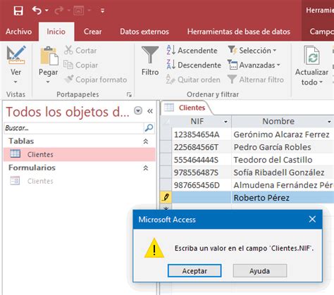 Microsoft Access Curso Básico 5 Clientes Mejorando La Tabla Access