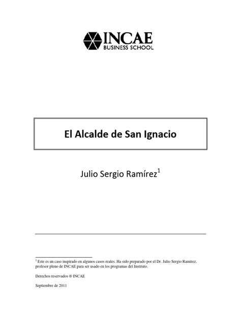 El Alcalde De San Ignacio Correcto Pdf