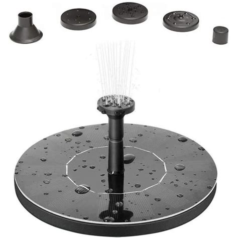 Pompe à Eau Solaire Jardin Mini Solaire Fontaine d eau Jardin Piscine Étang Extérieur Panneau