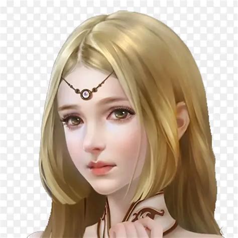 d金发美女PNG图片素材下载 图片编号ykemexzd 免抠素材网