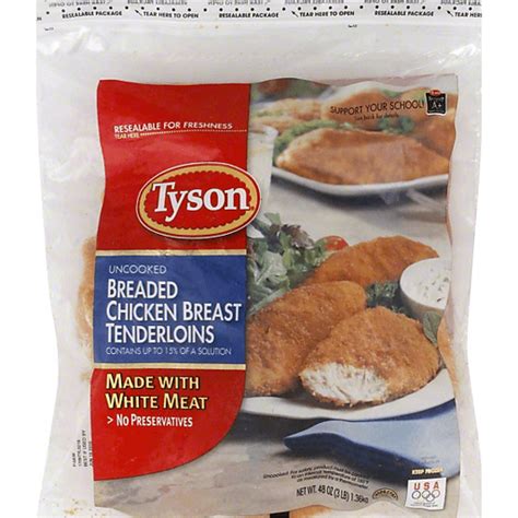 Tyson Panko Breaded Chicken Breast Tenderloins 5 Lbs At Christy Finch Blog