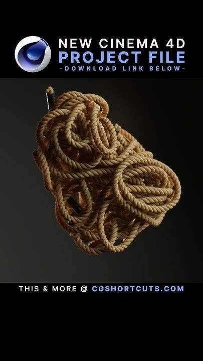 Dynamic Rope In Cinema 4d⭐c4d Redshift Project File Youtube