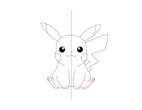 How To Draw Pikachu Step 9 Windingpathsart Com