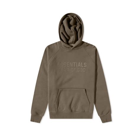 Essentials Hoodie Wood Crep Shop