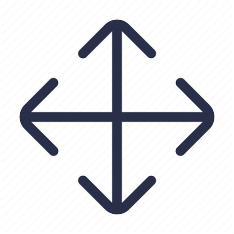 Arrow Cross Cursor Drag Interface Move Navigation Icon Download