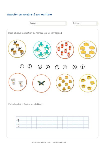 Maths Gs Maternelle Imprimer Fiches Math Matiques Grande Section 110080