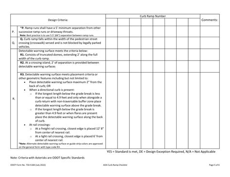Odot Form 734 5184 Fill Out Sign Online And Download Fillable Pdf Oregon Templateroller