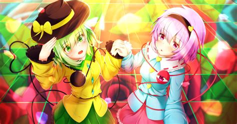 東方 古明地姉妹 黒兔輝のイラスト Pixiv