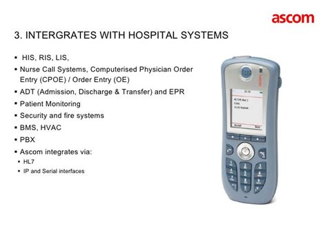 Ascom I62 Hospital Segment Presentation