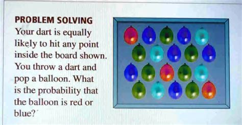 Solved Problem Solving Your Dart Is Equally Likely To Hit Any Point