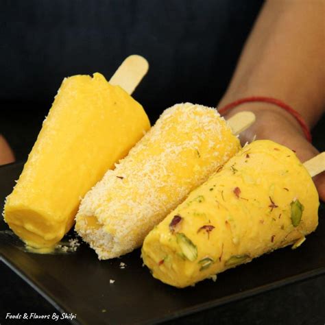 Mango Kulfi Recipe No Condensed Milk No Cook Mango Kufli Recipe