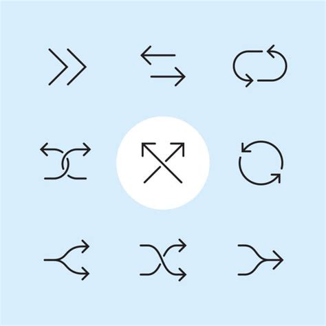 Intersecting Arrows Illustrations Royalty Free Vector Graphics And Clip