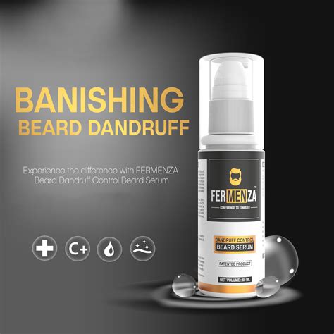 Say Goodbye To Beard Dandruff Causes And Remedies Fermenza