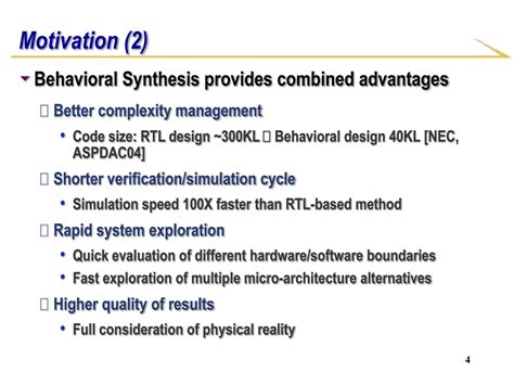 Ppt Xpilot A Platform Based Behavioral Synthesis System Powerpoint Presentation Id9734057