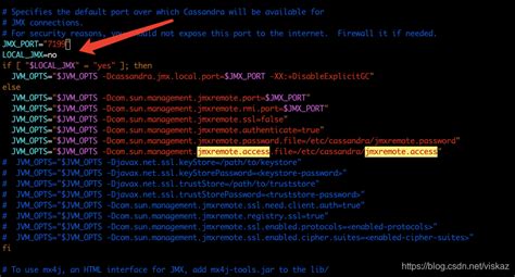 配置jmx 监控cassandra运行状态cassandra开启jmx Csdn博客