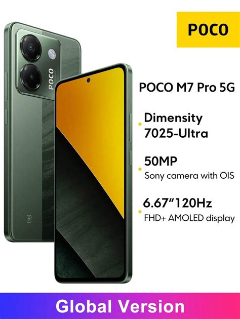 Xiaomi Poco M7 Pro 5g Smartphone 8gb 256gb 12gb 512gb Global Version