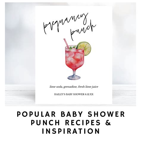 Best Baby Shower Punch Recipes Blue Pink Punch Ideas