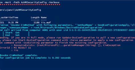 Solved Powershell Dsc Error A Configuration Is Pending If You Are In