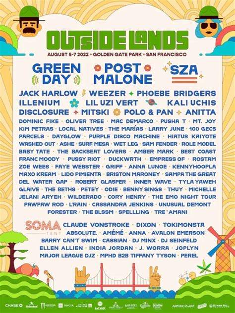 Outside Lands 2022 Lineup Living The Fest Life