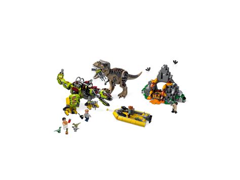 Bricker - Конструктор LEGO 75938 Бой тираннозавра и робота-динозавра (T ...