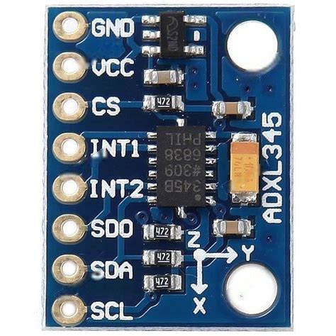 micro bit and adxl345 accelerometer example