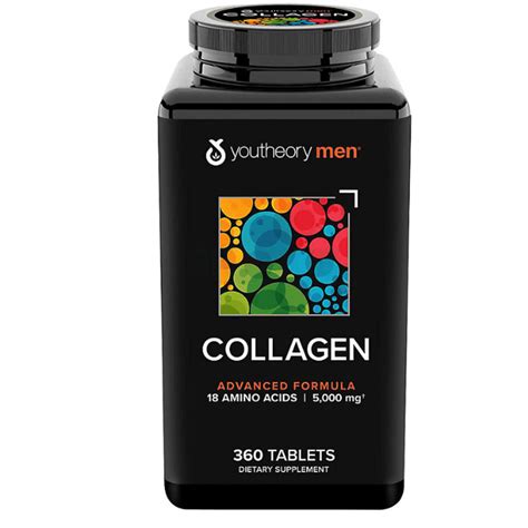 Youtheory Mens Collagen Advanced Formula 360 Tablets Arogga Online
