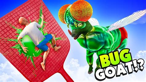 Unlocking Bug Goat And Crushing Humans With A Fly Swatter In Goat