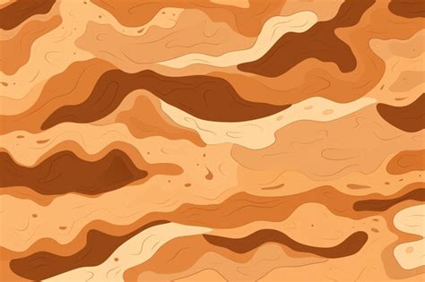Premium Ai Image Desert Sands Background Design Seamless Pattern
