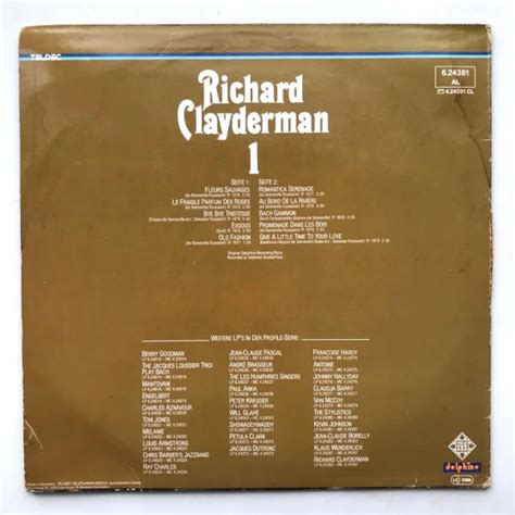 Richard Clayderman 1 Lp Vinyl Piringan Hitam Ph