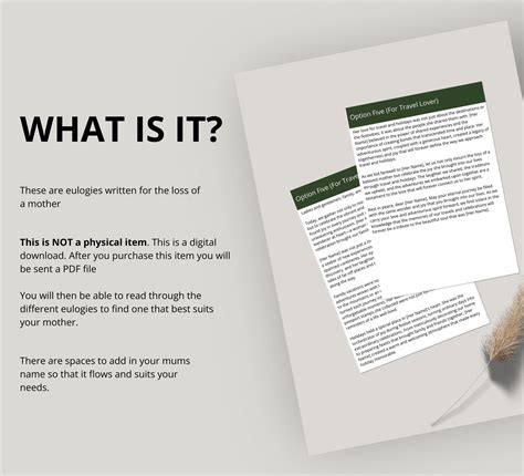 Funeral Eulogy For Loss Of Mother Eulogy Speech Funeral Speech Eulogy Template Mum Eulogy