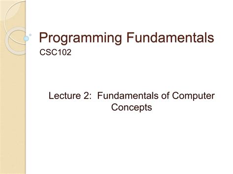 3 Lec Fundamentals Of Computer Concepts 1ppt