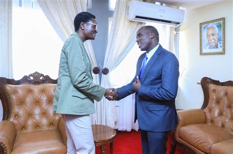 PICHA SPIKA DKT TULIA AKUTANA NA NAIBU WAZIRI MKUU MHE DOTO BITEKO